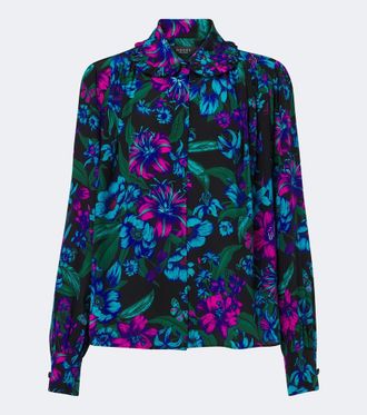 Gucci Chemise Gucci Flora en soie &agrave; fleurs