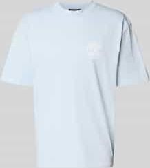 Pegador Oversized T-Shirt mit Label-Print