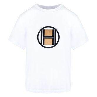 H&eacute;st Logo T-Shirt - - Tops - Damen - Wei&szlig; - 2XL