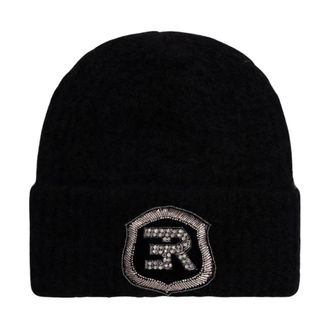 Ermanno Scervino Femme, Accessoires, Noir, Taille: ONE Size Firenze Beanie