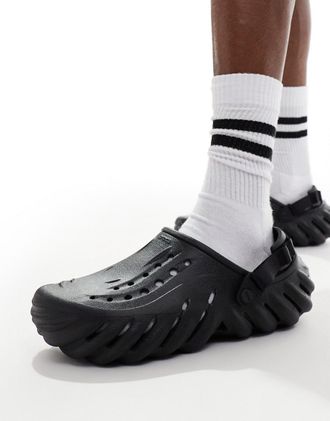Crocs Echo - Unisex-Clogs in Schwarz