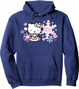 Hello Kitty Charmmy Love Hearts Sweet Valentines Retro XOXO Pullover Hoodie