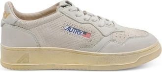 Autry Femme, Chaussures, Blanc, Taille: 39 EU Medalist Super Round