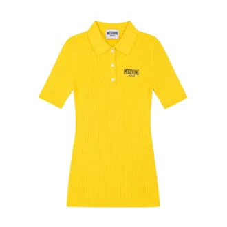 Moschino Femme, Tops, Jaune, Taille: 40 FR Polo Chemises