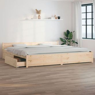vidaXL Bett mit Schubladen 180x200 cm vidaXL64290