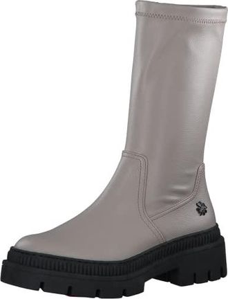 Marco Tozzi Femme Damen 2-2-85417-39 Botte mi-Mollet, Ivory, 39 EU