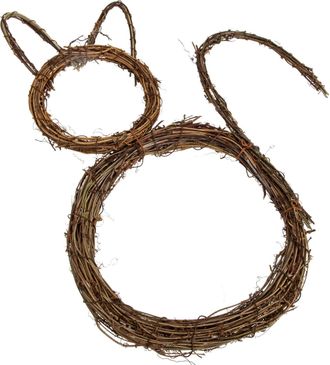 Cabilock Rattankranz T&uuml;rkranz Wohngirlande Dekor Partygirlande Anh&auml;nger Kreatives H&auml;ngedekor Ausgezeichnete Handwerkskunst Langlebiges Material Innen Und Au&szlig;en