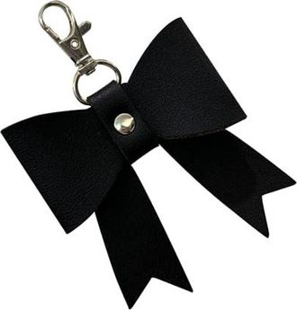 Generic Porte-cl&eacute;s en cuir avec noeud mignon en cuir | Porte-cl&eacute;s en cuir avec noeuds en cuir | Porte-cl&eacute;s pour sac &agrave; main | Accessoires esth&eacute;tiques pour pend