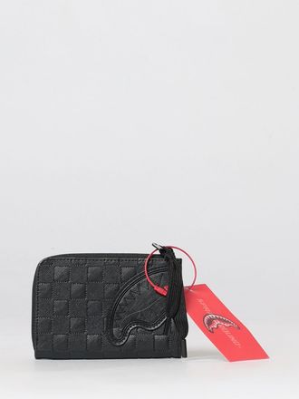 Sprayground Geldb&ouml;rse aus beschichteter Baumwolle mit gepr&auml;gtem Logo und Rei&szlig;verschluss