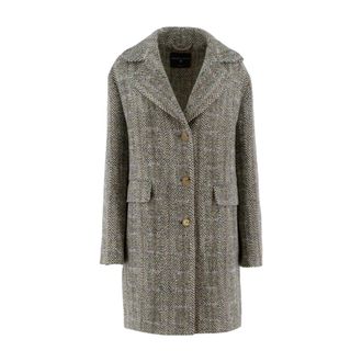 Ermanno Scervino Einknopf-Mantel - - Coats - Damen - Grau - XS