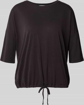 Christian Berg T-Shirt aus Modal-Mix mit Tunnelzug