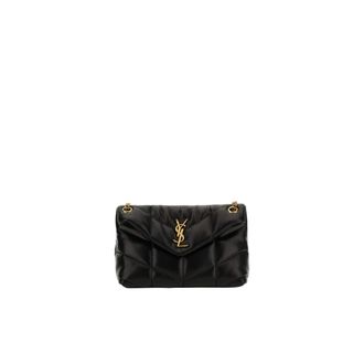 Saint Laurent Quilted Lou Lou Schultertasche - - Bags - Damen - Schwarzk - ONE SIZE