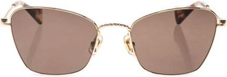 Valentino Garavani Lunettes de soleil g&eacute;om&eacute;triques oeil de chat - unisex - Accessoires - Jaune - Taille: 52 MM
