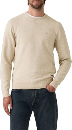 Levi's Herren Leichter Housemark Pullover White Peppercorn Heather Neutral M