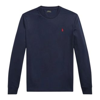 Polo Ralph Lauren Langarm-T-Shirt - - Tops - Herren - Blau - XL