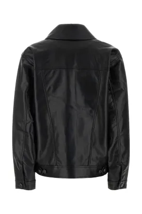 Anine Bing Womens Black Leather Rory Jacket Giacche Pelle