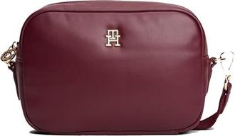 Tommy Hilfiger Sac &agrave; main souple pour femme avec sac pour appareil photo (1 pi&egrave;ce), Rouge vif, Taille unique