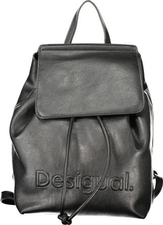 Desigual Femme, Sacs, Noir, Taille: ONE Size Half Logo Luena Mini Backpack