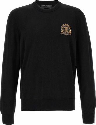 Dolce & Gabbana Pull Col Rond - Noir
