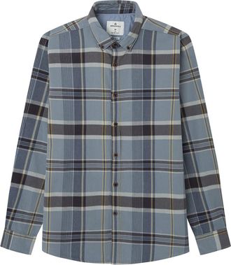 Springfield Herren 338171 Hemd, Rauchblau, S