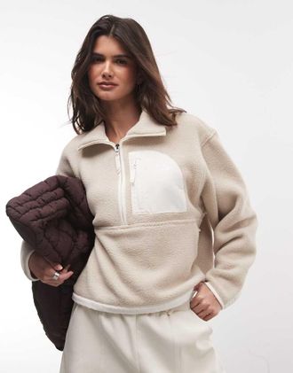 The North Face veste Yumiori Off Peak taupe et blanche-Neutre