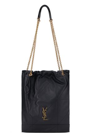Saint Laurent Womens Shoulder Bag Nappa Leather Black Lambskin
