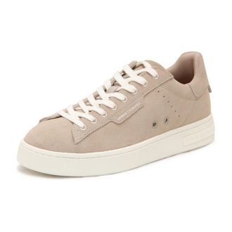 Armani Plaza Suede Sneaker - - Shoes - Herren - Beige - 42 EU