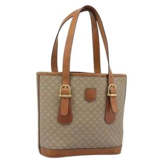 Celine Sac Cabas Vintage Pre-owned en Toile - Femme - Pre-owned - Brun - Taille: ONE Size