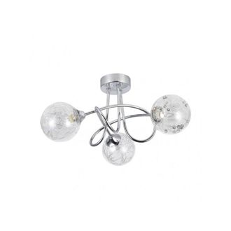 Fabrilamp Lampe rio de janeiro 3xg9 chrome 21x37x37 cm