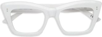 Retro Superfuture lunettes de vue &agrave; monture g&eacute;om&eacute;trique - Blanc