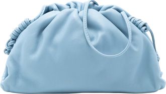 Bottega Veneta Blue Lambskin The Mini Pouch Crossbody