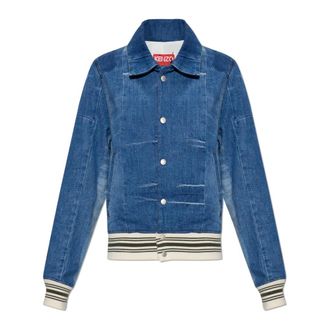 Kenzo Vintage-Effekt Jeansjacke - - Jackets - Damen - Blau - XS