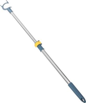 DOITOOL Poteau &Agrave; V&ecirc;tements R&eacute;tractable en M&eacute;tal Tringle &Agrave; Linge T&eacute;lescopique pour Placard Corde &Agrave; Linge R&eacute;glable pour S&eacute;chage &Agrave; Domicile Outil Pratique pour B