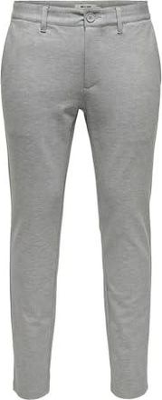Only & Sons Pant Onsmark Slim Tap Ditsy 2912 Pantalon Noos, Castor Gray, 30W / 30L Hommes
