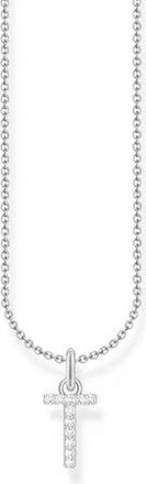 Thomas Sabo Collier lettre T en argent sterling 925 avec zircone KE2259-051-14