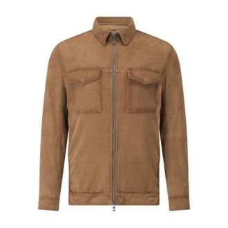 GMS-75 Overshirt aus Veloursleder