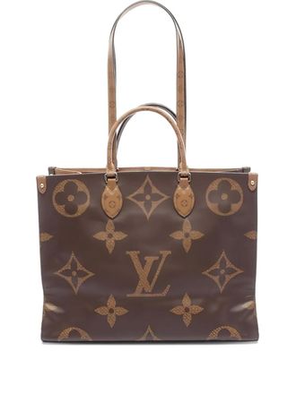 Louis Vuitton cabas Giant reverse OnTheGo MM (2020) - Marron
