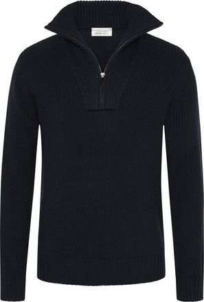 FILIPPO DE LAURENTIIS Troyer aus Merinowolle in Heavy-Rippstrick-Qualität in