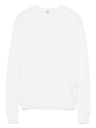 Toteme Oberteil mit Rundhalsausschnitt - Weiß