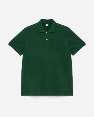 Arket Pikee-Poloshirt -Gr&uuml;n