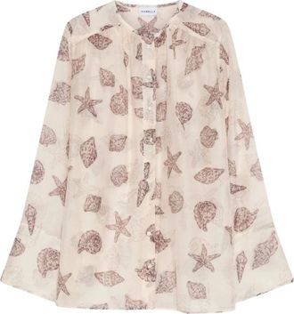 Marella Femme, Blouses et Chemises, Beige, Taille: 38 FR Disco.004