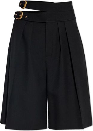 Chlo&eacute; Femme, Shorts, Noir, Taille: 34 FR Wool Shorts