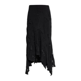 Avavav Avavav, Femme, Jupes, Noir, Taille: 38 FR Jupe Asym&eacute;trique