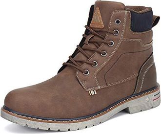 Mishansha Bottines Lacets Homme Impermeables Bottes Neige Marron GR.42