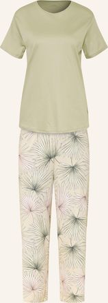 CALIDA Calida 7/8-Schlafanzug Leaf Dreams gruen
