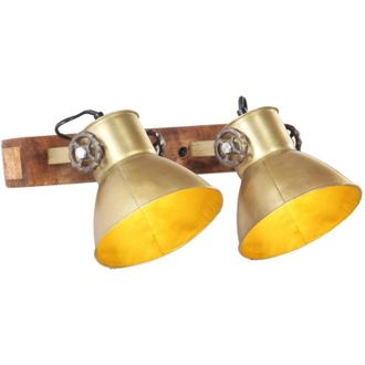 vidaXL vidaXL Lampe murale industrielle Laiton 45x25 cm E27