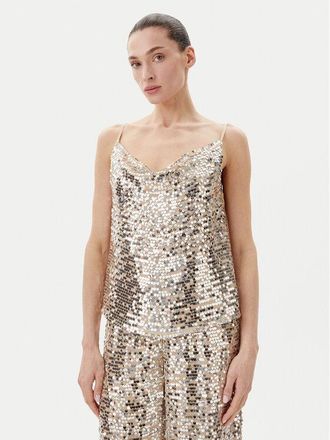 Bruuns Bazaar Top Meria BBW4389 Silberfarben Loose Fit