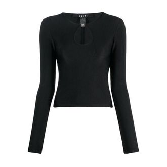 Ksubi Schwarzer Keyhole Pullover Top - - Tops - Damen - Schwarzk - S