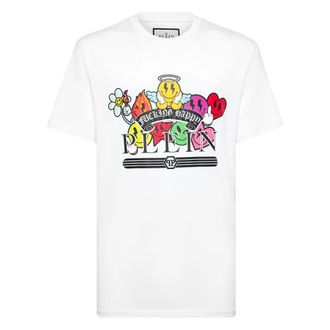 Philipp Plein T-Shirt Rundhals - - Tops - Herren - Wei&szlig; - 3XL