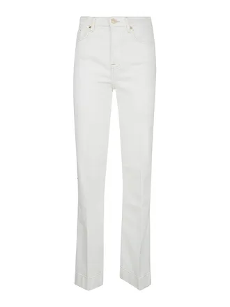 7 For All Mankind Straight Leg Jeans - Braun